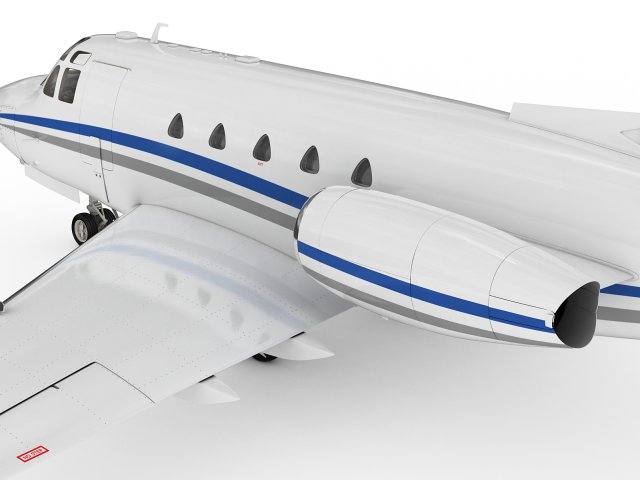 sabreliner 60 - 65 with interior 3D Model in Jet 3DExport