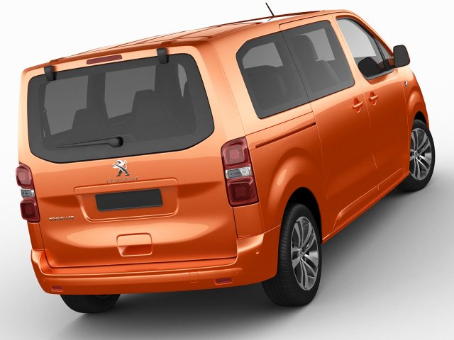 peugeot traveller 3D Model in Van and Minivan 3DExport