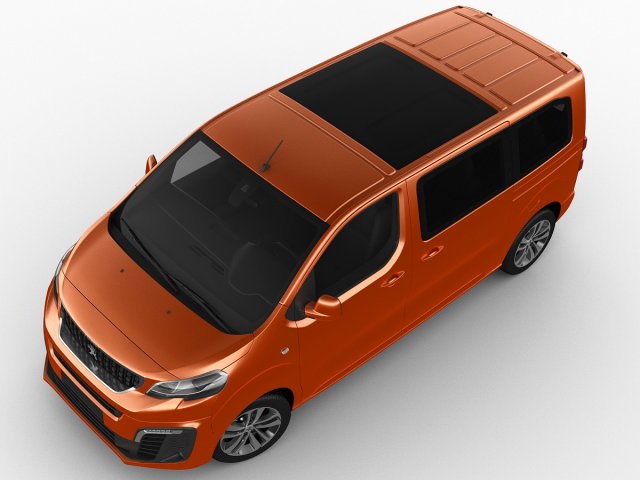 peugeot traveller 3D Model in Van and Minivan 3DExport