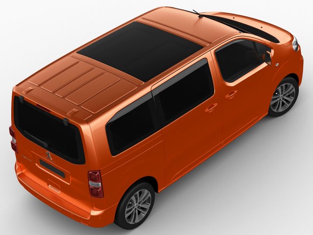 peugeot traveller 3D Model in Van and Minivan 3DExport
