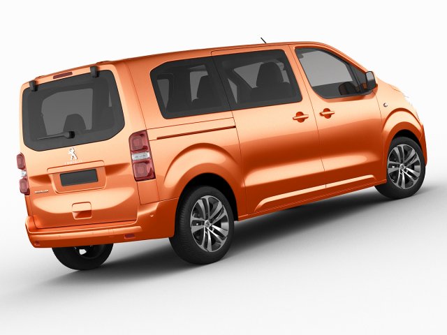 peugeot traveller 3D Model in Van and Minivan 3DExport