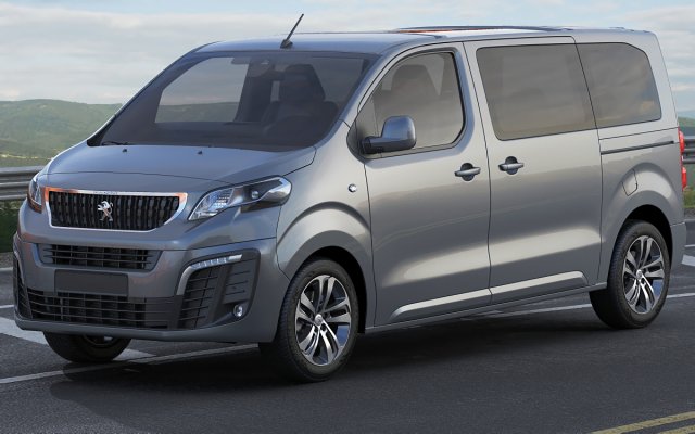 peugeot traveller 3D Model in Van and Minivan 3DExport