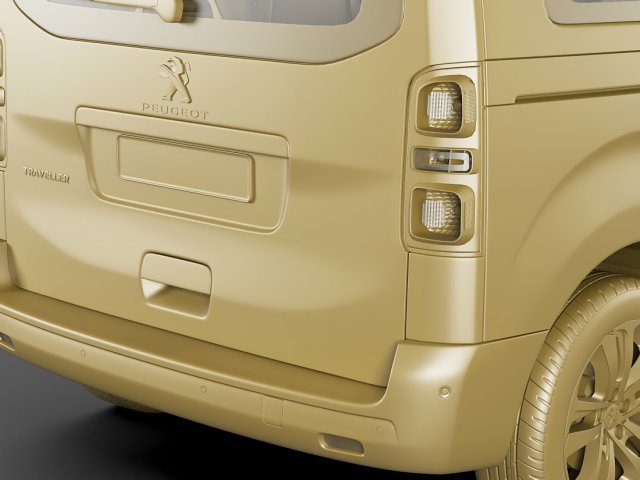 peugeot traveller 3D Model in Van and Minivan 3DExport
