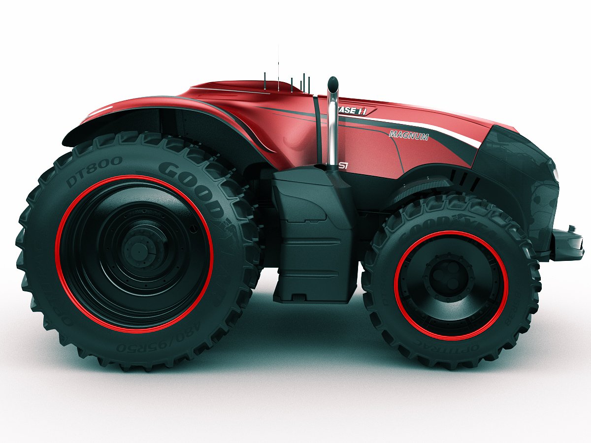Case IH Autonomous Concept Tractor 3D Model in Heavy Equipment 3DExport