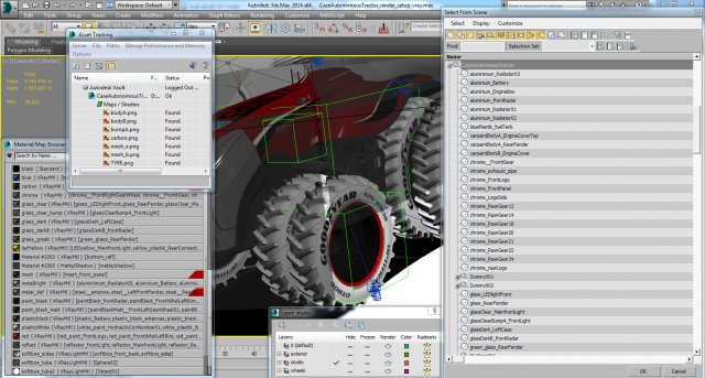 case ih autonomous concept tractor 3D Model in Heavy Equipment 3DExport