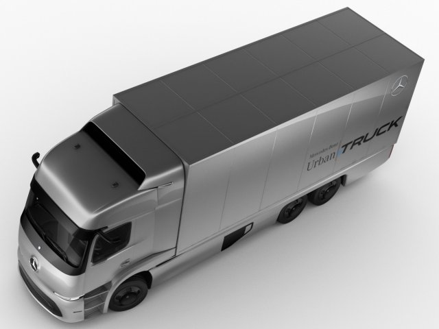 mercedes urban etruck 3D Model in Truck 3DExport