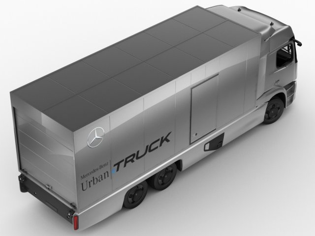 mercedes urban etruck 3D Model in Truck 3DExport