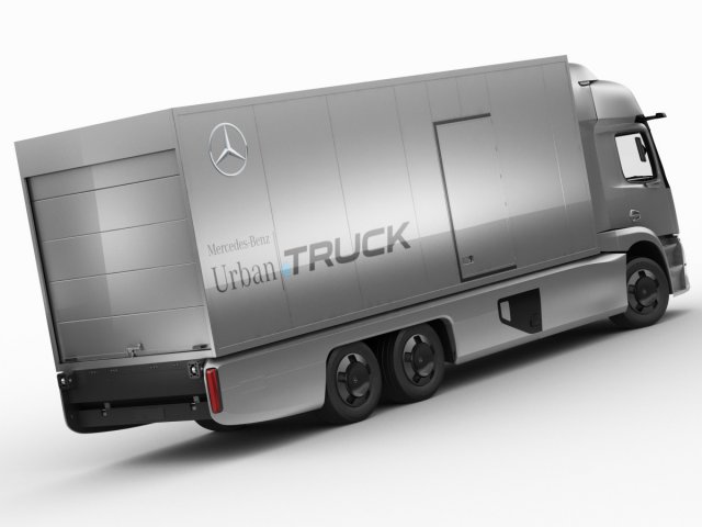 mercedes urban etruck 3D Model in Truck 3DExport