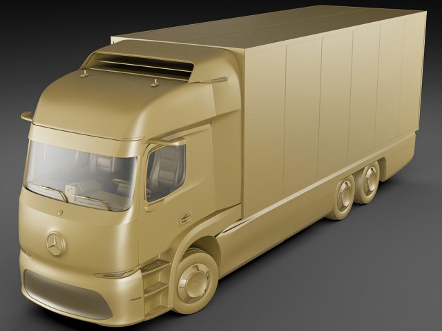 mercedes urban etruck 3D Model in Truck 3DExport