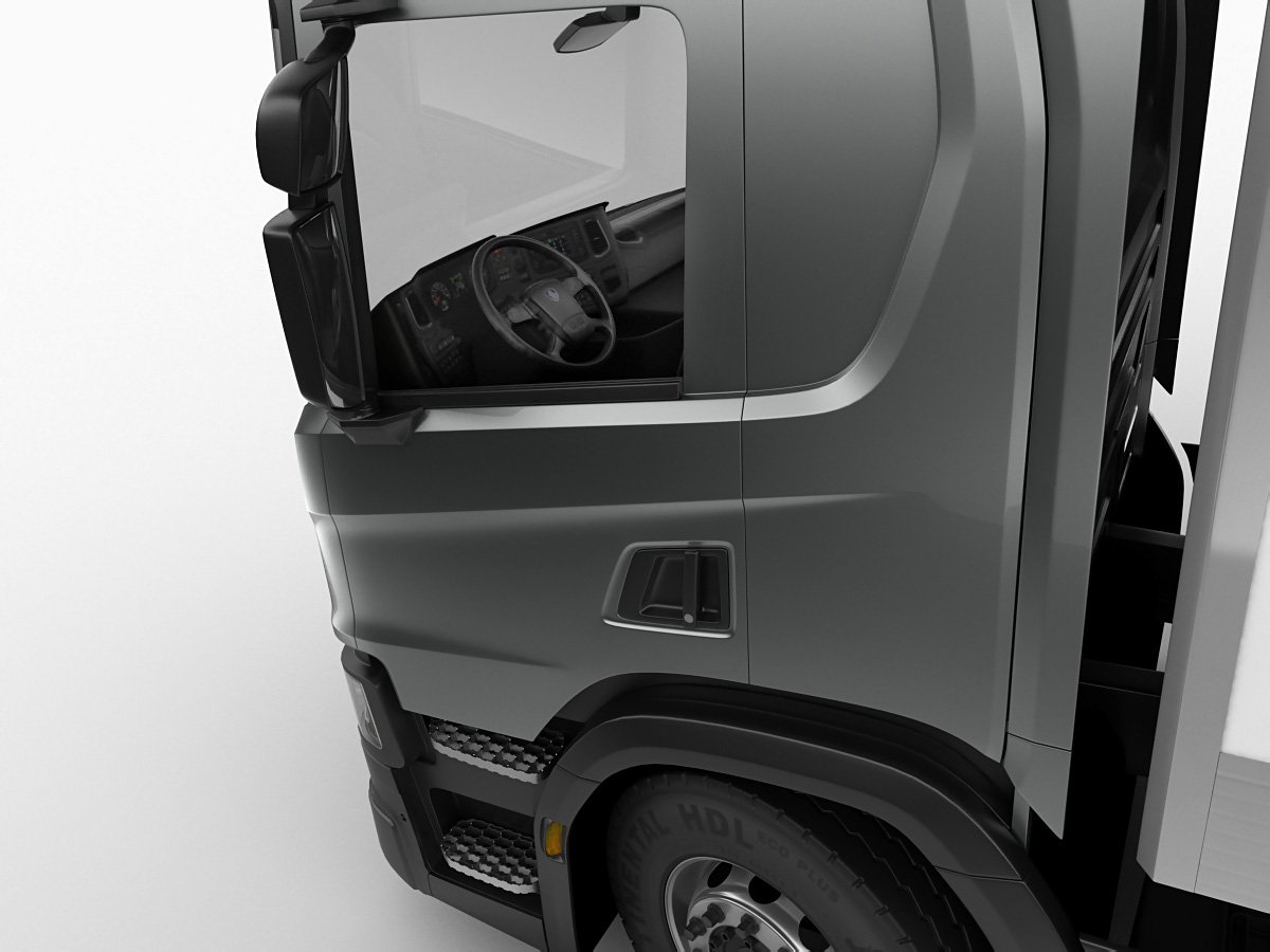 Scania P-series 2018 rigid truck 3D Model in Truck 3DExport
