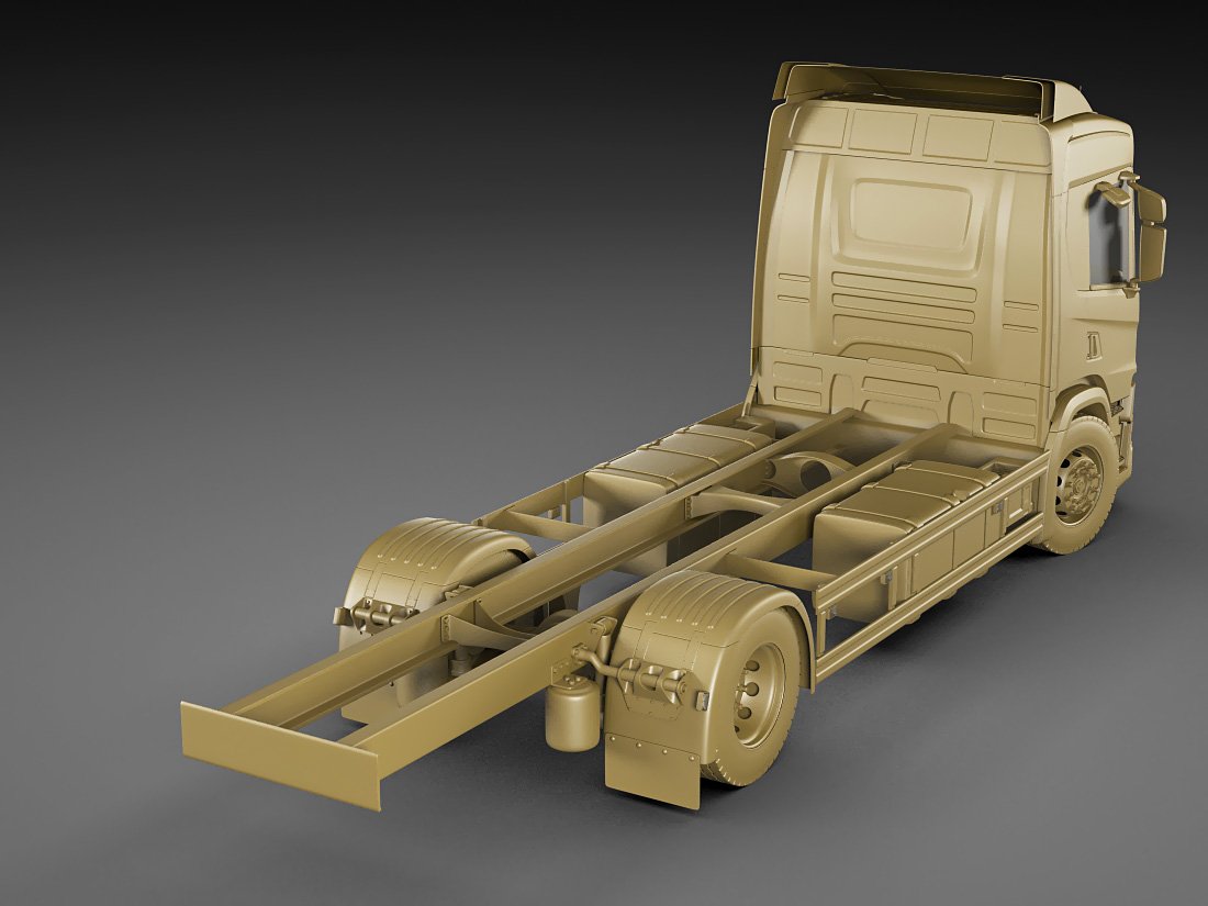 Scania P-series 2018 rigid truck 3D Model in Truck 3DExport