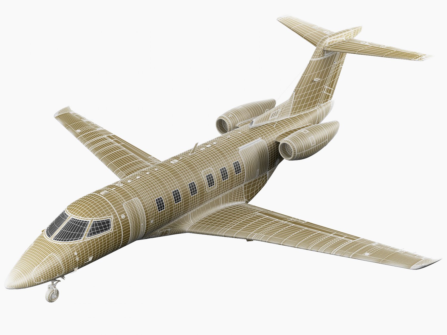 Pilatus PC-24 3D Model in Jet 3DExport