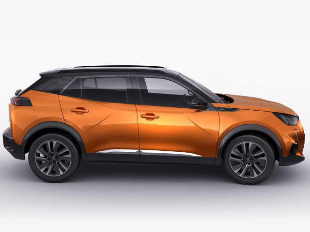 peugeot 2008 2020 3D Model in SUV 3DExport