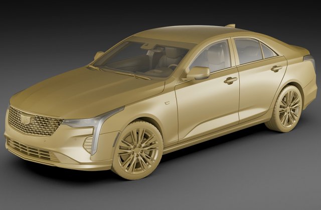 cadillac ct4 2020 3D Model in Sedan 3DExport