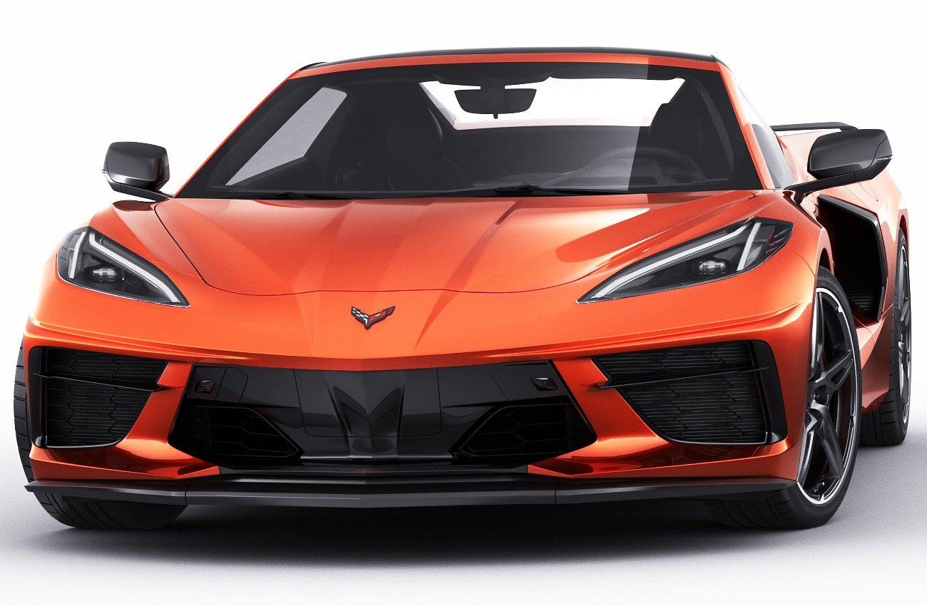 Chevrolet Corvette C8 Convertible 2020 3D Model in Sport Cars 3DExport