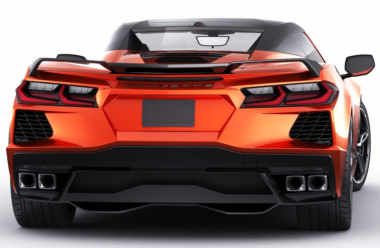 Chevrolet Corvette C8 Convertible 2020 3D Model in Sport Cars 3DExport