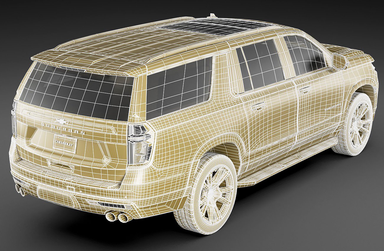 Chevrolet Suburban 2021 3D Model in SUV 3DExport