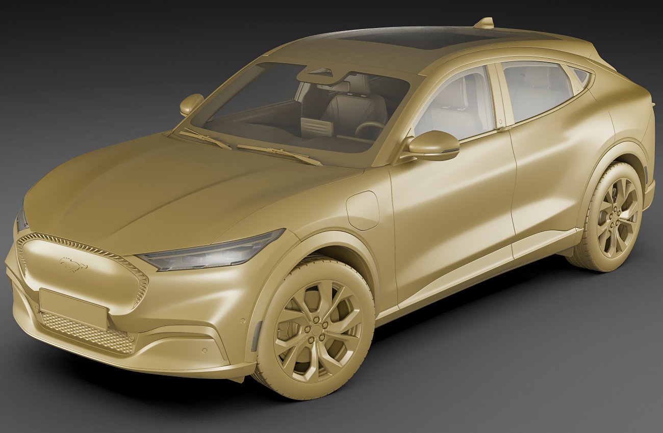 Mustang 2021 Mach-E electric SUV 3D Model in SUV 3DExport