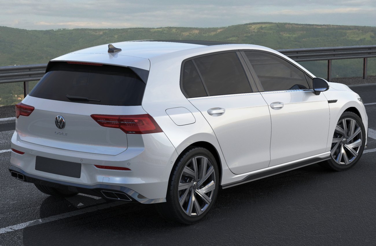 Volkswagen Golf 2020 GTI GTE R-line 3D Model in Compact Cars 3DExport
