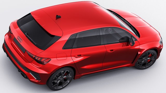 audi rs3 sportback 2022 3D Model in Compact Cars 3DExport