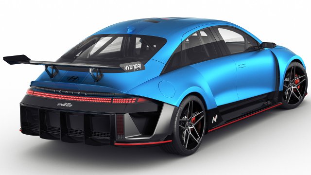 Hyundai RN22e Concept 3D Model in Racing 3DExport