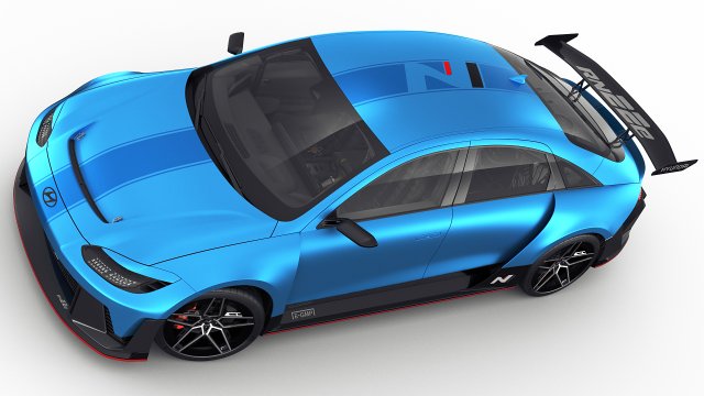 Hyundai RN22e Concept 3D Model in Racing 3DExport