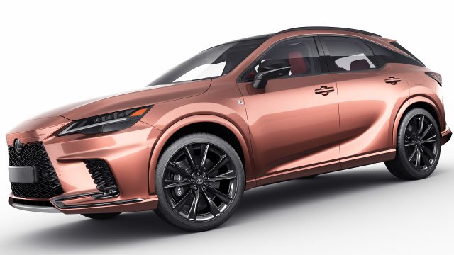 Lexus RX500 F-sport 2023 3D Model in SUV 3DExport