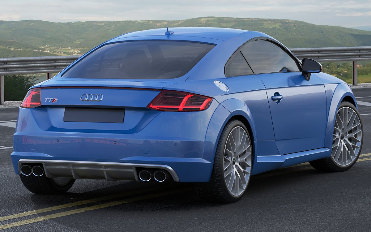 Audi TTs 2015 3D Model in Sport Cars 3DExport