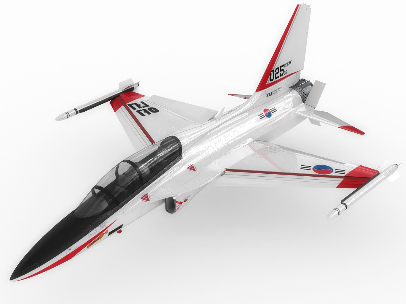 KAI T50 Golden Eagle 3D Model in Fighter 3DExport