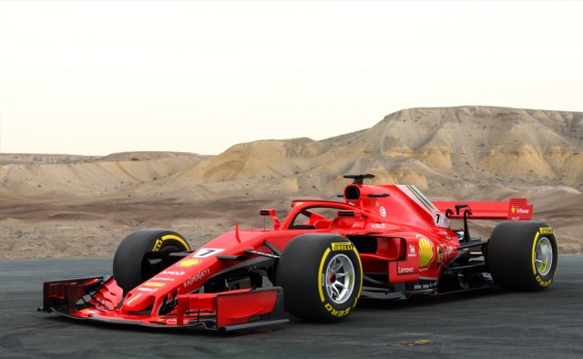 f1 ferrari sf71h 2018 3D Model in Racing 3DExport