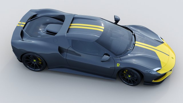 ferrari 296 gtb assetto fiorano 2022 3D Model in Sport Cars 3DExport