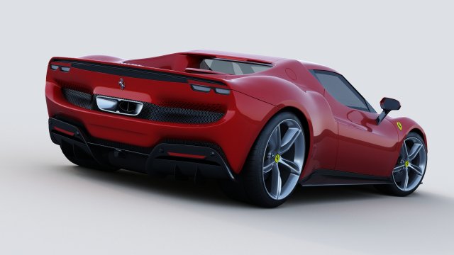 Ferrari 296 gtb 2022 3D Model in Sport Cars 3DExport