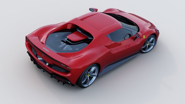 Ferrari 296 gtb 2022 3D Model in Sport Cars 3DExport