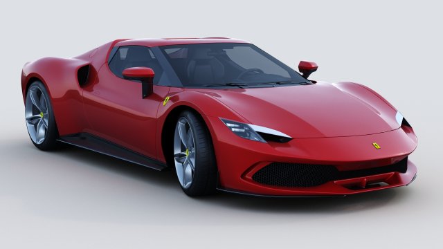 Ferrari 296 gtb 2022 3D Model in Sport Cars 3DExport