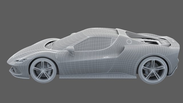 Ferrari 296 gtb 2022 3D Model in Sport Cars 3DExport