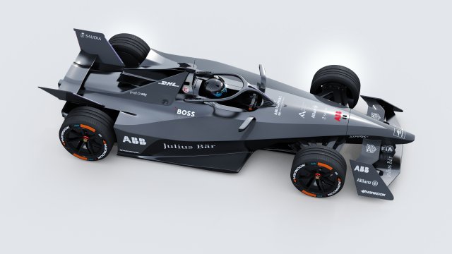 Formula E Gen3 2023 Template 3D Model in Racing 3DExport