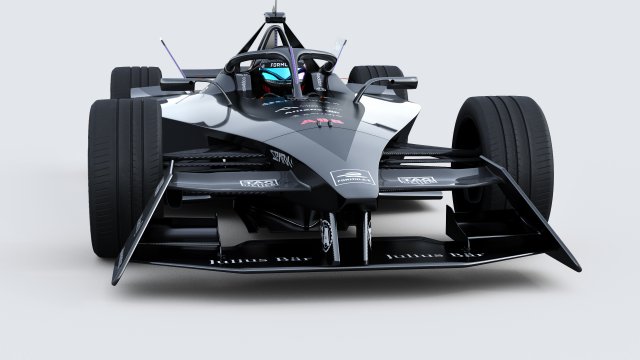 Formula E Gen3 2023 Template 3D Model in Racing 3DExport