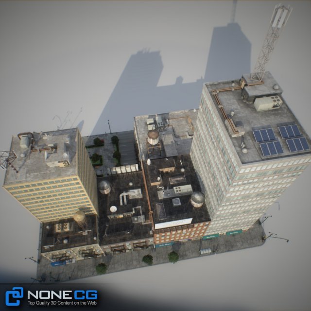 nyc block 8 v2 Free 3D Model in Cityscapes 3DExport
