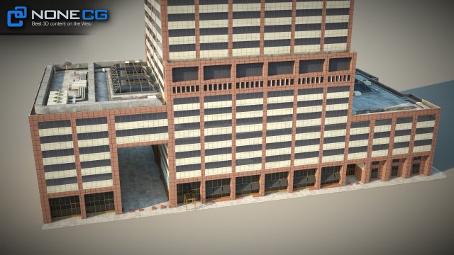 AXA Equitable Center Building 3D Model in Buildings 3DExport
