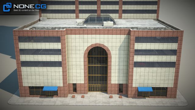 AXA Equitable Center Building 3D Model in Buildings 3DExport