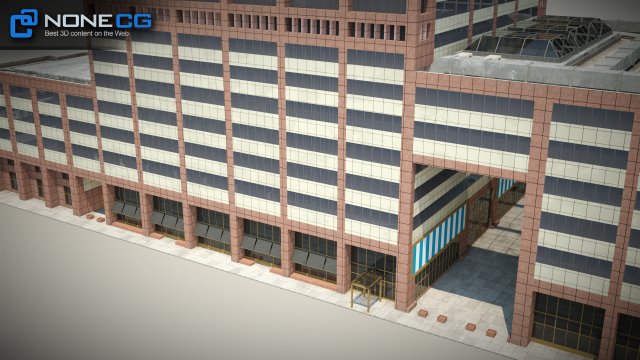 AXA Equitable Center Building 3D Model in Buildings 3DExport