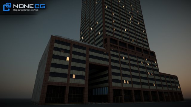 AXA Equitable Center Building 3D Model in Buildings 3DExport