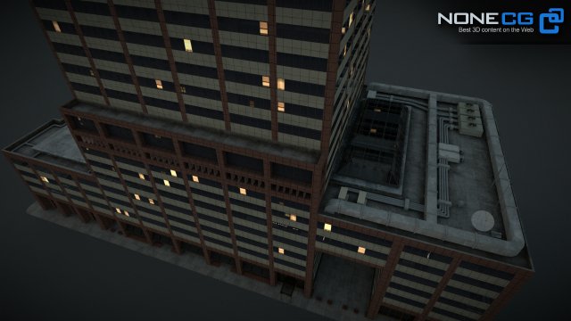 AXA Equitable Center Building 3D Model in Buildings 3DExport