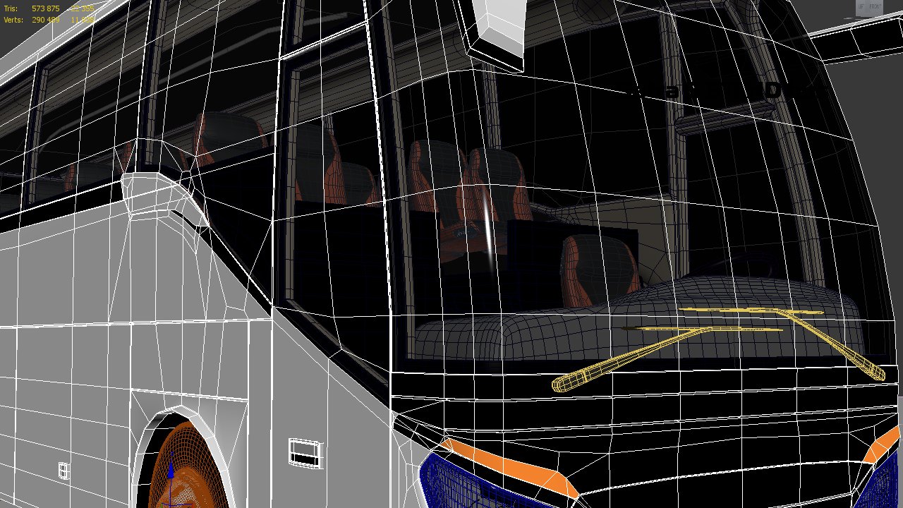 Setra S 511 HD Bus 3D Model in Wagon 3DExport