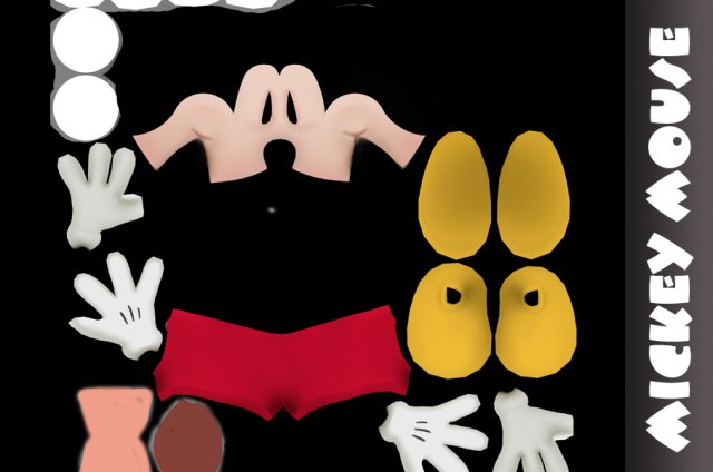mickey mouse rigged 3d model 3D Model in Cartoon 3DExport
