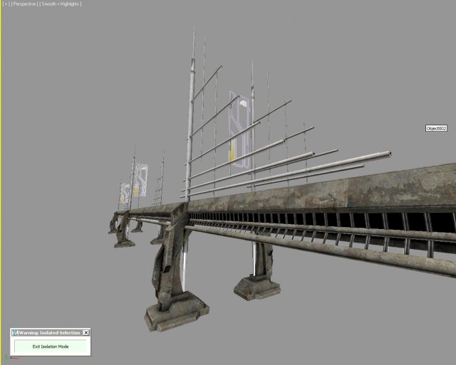 hi tech bridge 3D Model in Bridge 3DExport
