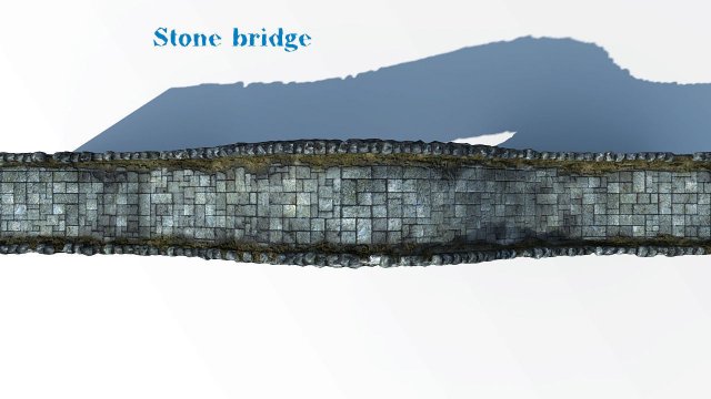 stone bridge 3D Model in Bridge 3DExport