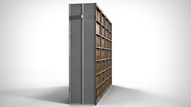 Archive Shelving PBR 3D Model in Other 3DExport