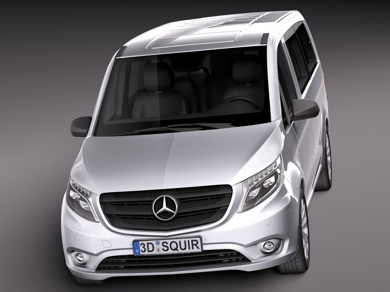 Mercedes-Benz Vito Tourer 2016 3D Model in Van and Minivan 3DExport