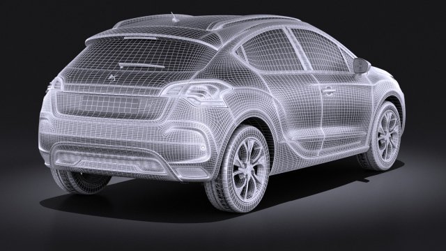 Citroen DS4 2016 vray 3D Model in Compact Cars 3DExport